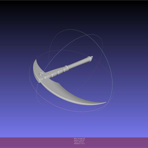 ⭐ Soul Eater Black Star Chain Scythe Tsubaki・ STL File for 3D printing ...