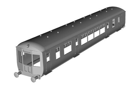 💯 BR class 100 dmu dmbs first batch 1/76 scale・ 3D File for 3D printing ...