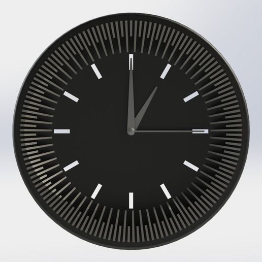 STL file Circular Parametric Wall Clock 🕰️ ・Design to download and 3D ...