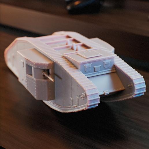 🪖 Tank Mark 1 - British tank mark 1 - Tiger, Panther, Churchill・ STL ...