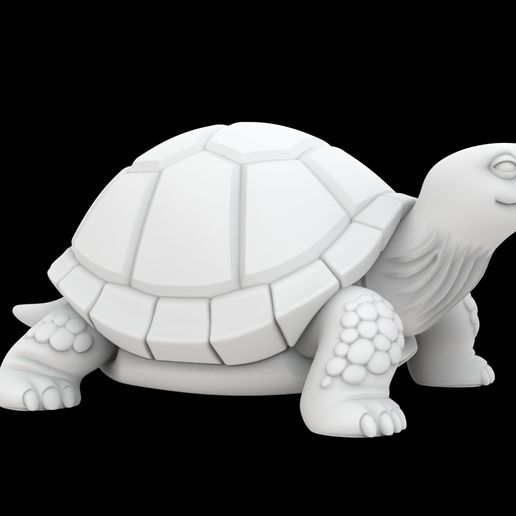 🐢 Cute Turtle 3D Print Model・ STL File for 3D printing・Cults