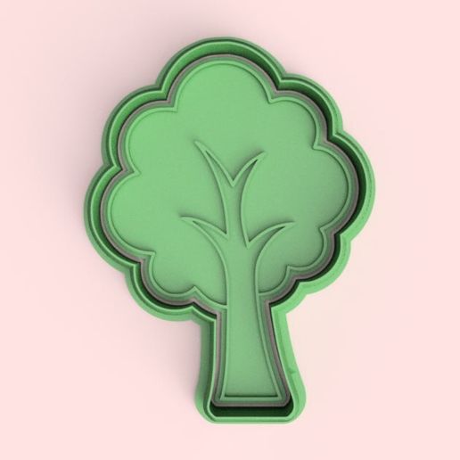 🌳 tree cookie cutter・Archivo STL Gratis para Impresión 3D・Cults