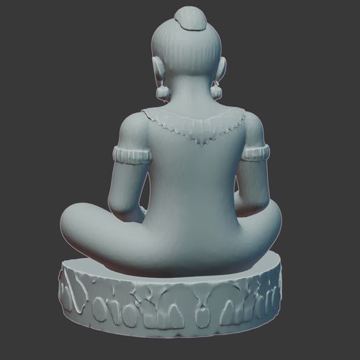 🎨 Aztec Seated Deity 3D Model - Intricate Detail, Ancient Mesoamerican ...