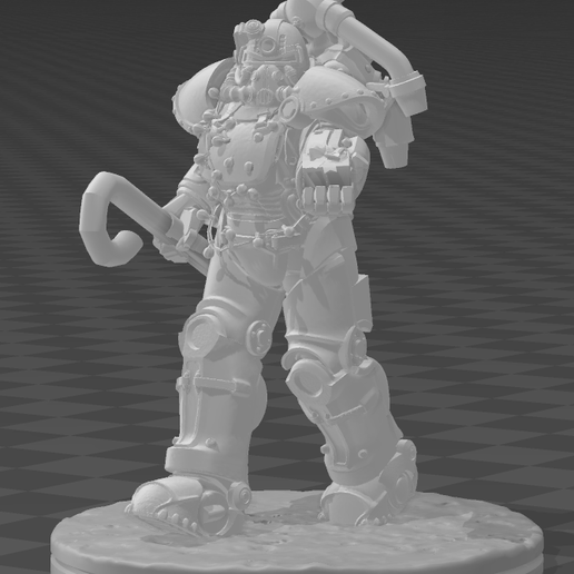 🎄 Christmas PA from Fallout・Free OBJ File for 3D printing・Cults