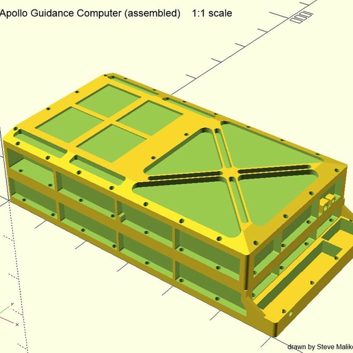 🖥️ Apollo Guidance Computer (AGC) 1:1 scale model (WORK IN PROGRESS ...