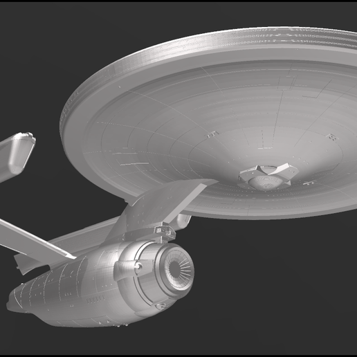 🖖 Constitution Refit・ STL File for 3D printing・Cults