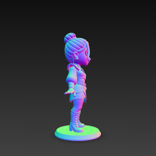 👧 K-Pop Demon Hunters - Chibi Idol Trio (STL) | 3D Printable Girl Group ...