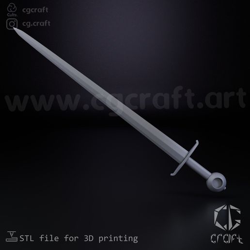 💤 Sleep Token Vessel's sword・ 3D File for 3D printing・Cults