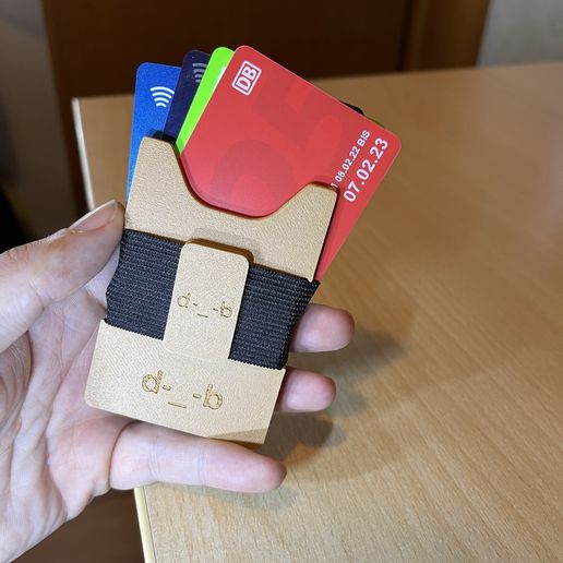 👛 Modular Slim Wallet - Customizable Wallet Design・ STL File for 3D ...