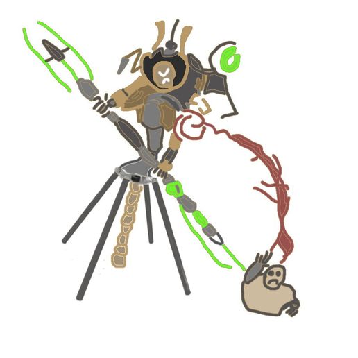 📷 Un gros quadripode de caméra mort-vivant qui agit comme un vampire・Fichier STL Gratuit pour ...