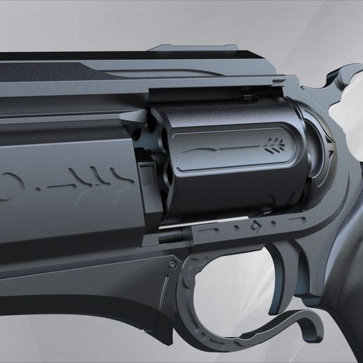 Destiny 2 - Laconic exotic hand cannon・ 3D File for 3D printing and CNC ...