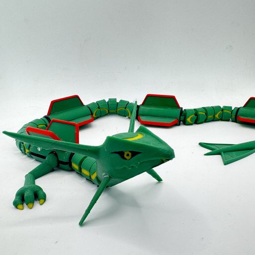 🐉 Articulated Rayquaza - Pokemon (3MF included)・ STL File for 3D ...