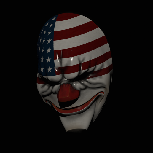 🎨 Dallas mask from Payday 2 HotLine Miami・ STL File for 3D printing・Cults