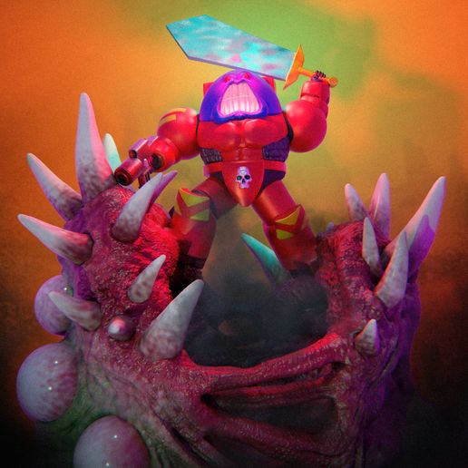 🛰 Space King Fanart figure・Free STL File for 3D printing・Cults