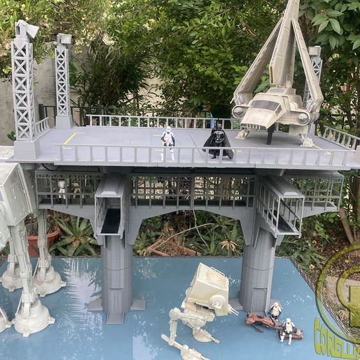 ⭐ Star Wars Endor Imperial Landing pad・ 3D File for 3D printing・Cults