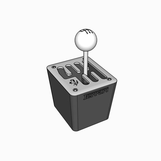 ⚙️ Ferrari Gear Shifter・ STL File for 3D printing・Cults