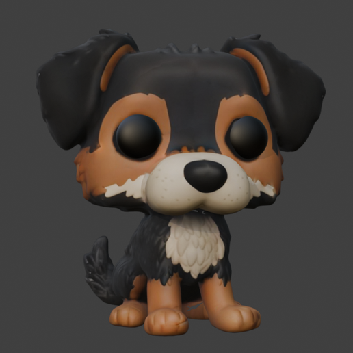 arquivo STL Dog Funko pop 🐕 ・design de impressão 3D para download・Cults