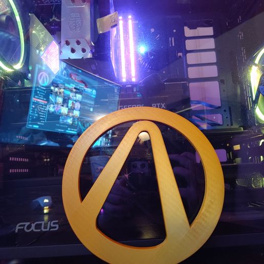 STL file Borderlands logo 👾 ・Design to download and 3D print・Cults