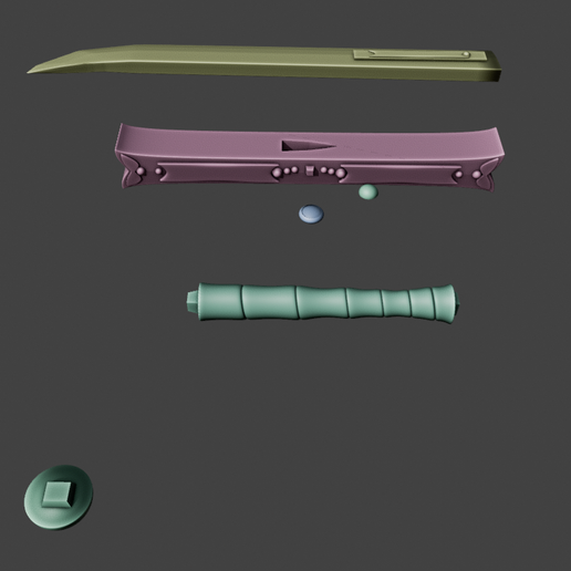 Yoru Sword 🦇 - User Dracule Mihawk's Blade | 3D Stylized Model in 7 ...