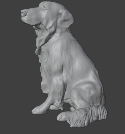 🐕 Golden retriever・ STL File for 3D printing・Cults