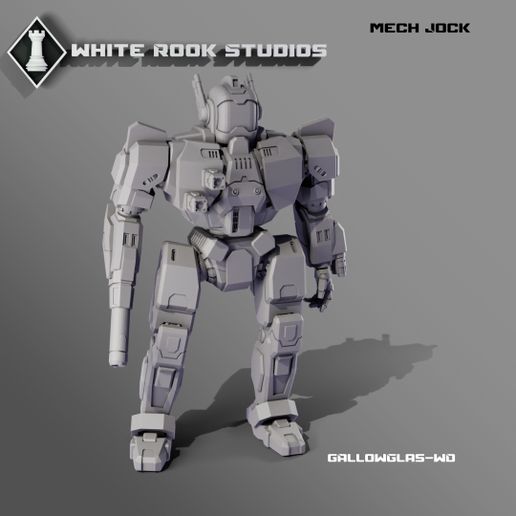 🎲 American Mecha - Irish Merc - Mech Jock・ 3D File for 3D printing・Cults