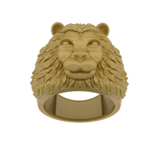 STL file Lion Ring 🦁 (OBJ)・3D printable model to download・Cults