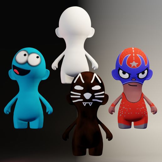 🎁 Cartoon Network Nood Blank・ STL File for 3D printing・Cults