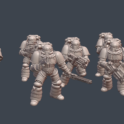 🚗 Line Troopers Mk2 (Truescale)・ STL File for ・Cults
