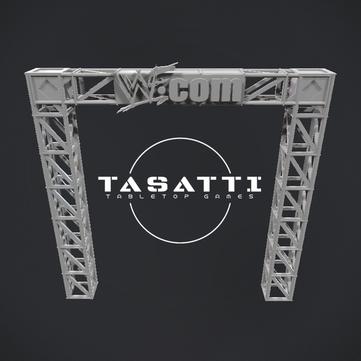 🤼 WWF RAW IS WAR STAGE TRUSS ARCH 1997-2001・ STL File for 3D printing・Cults
