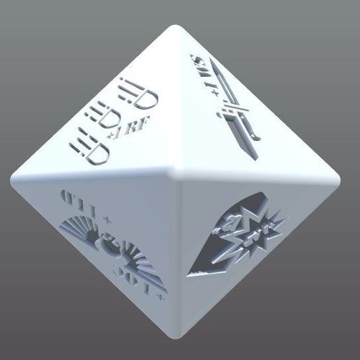 🎲 D8 Astra militarum orders dice (Grizzled Company included)・ STL File ...