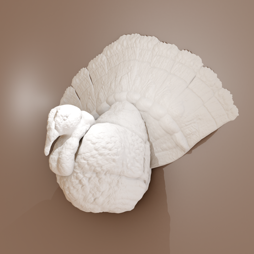 STL file turkey head wall mount stl 🦃 ・3D print model to download・Cults