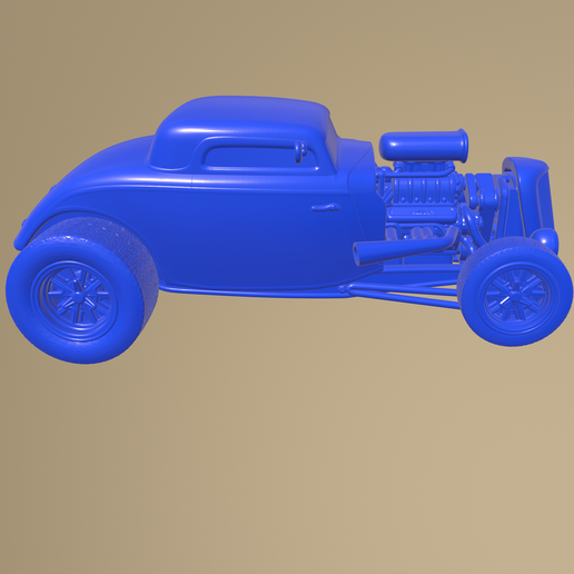 🚙 FORD 1934 HOT ROD PRINTABLE CAR IN SEPARATE PARTS・ STL File for 3D ...