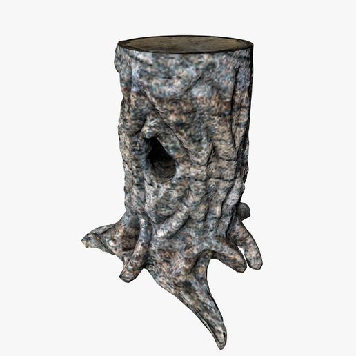 🌳 Tree stump・ 3D File for 3D printing and CNC machining - Laser cutting ...