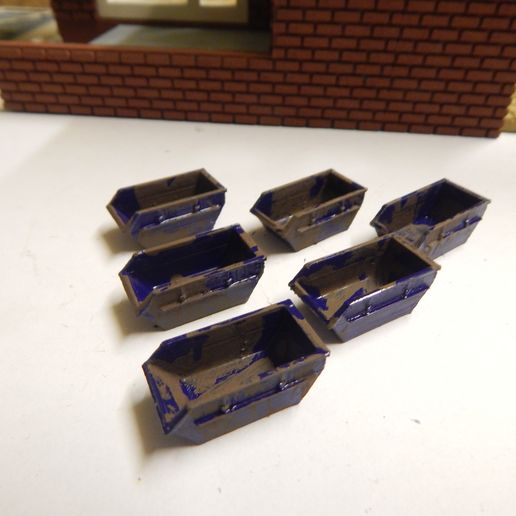 STL file Container 5,5 qm offen 1:120 Spur TT 🏗 ・3D printing idea to ...