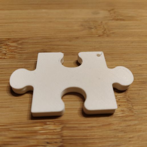 STL file puzzle piece keychain 🧩 ・3D printer design to download・Cults