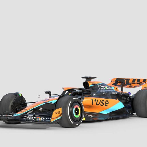 🚗 McLaren MCL60 - McLaren F1 Team - 2023・ OBJ File for 3D printing・Cults