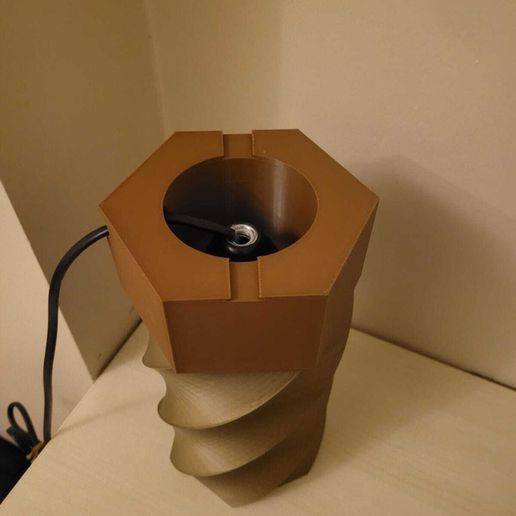 🔦 HelixGlow – Modern Parametric 3D Printed Desk Lamp・ STL File for 3D ...