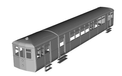 🚂 LNER Sentinel railcar d152 1/76 scale・ 3D File for 3D printing・Cults