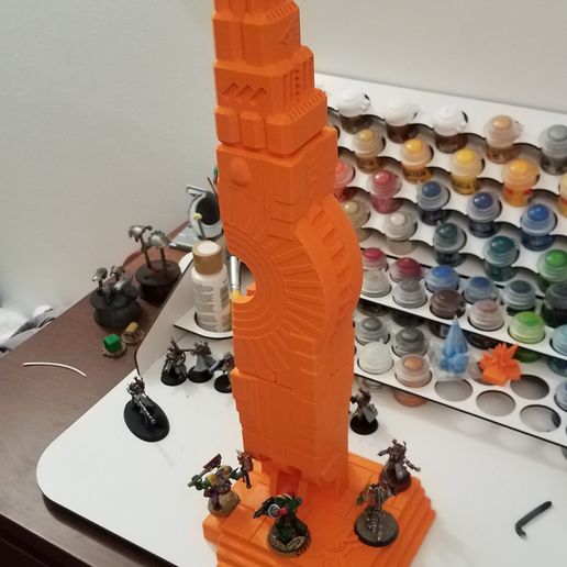 🧝 elf tower 45cm / elfic tower 17.7in・ STL File for ・Cults