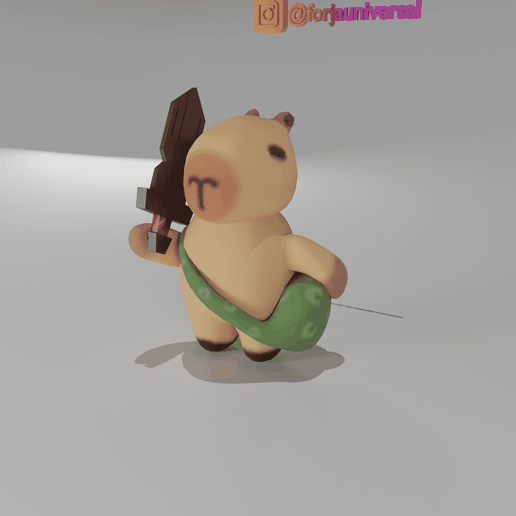 👹 CAPYBARA・ STL File for 3D printing・Cults