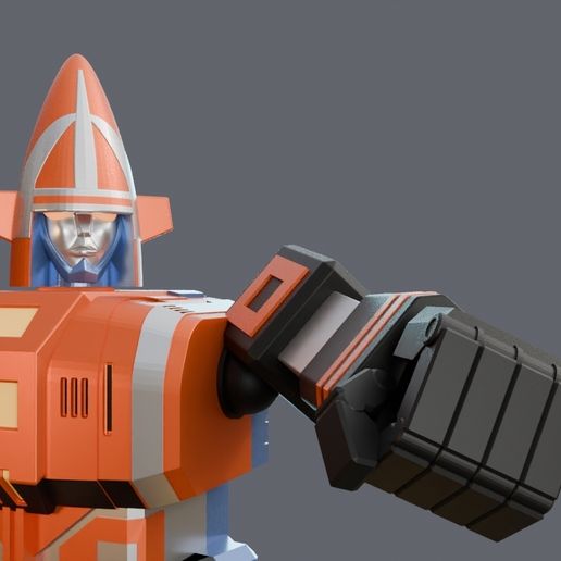 STL file Super Sentai Goggle V Robo Statue Fan Art 🎨 ・3D printable ...