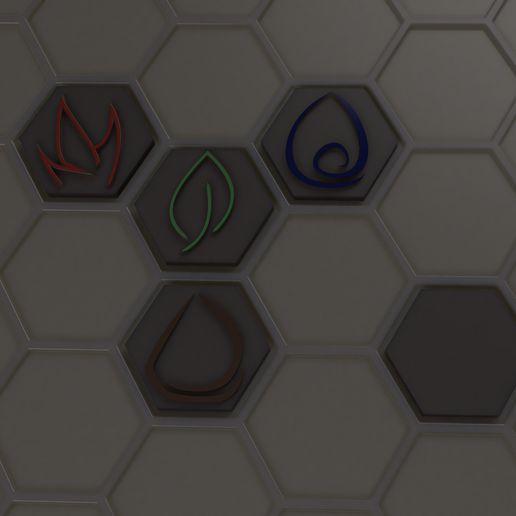 🗺️ D&D Hex Map and Tokens・ STL File for 3D printing・Cults