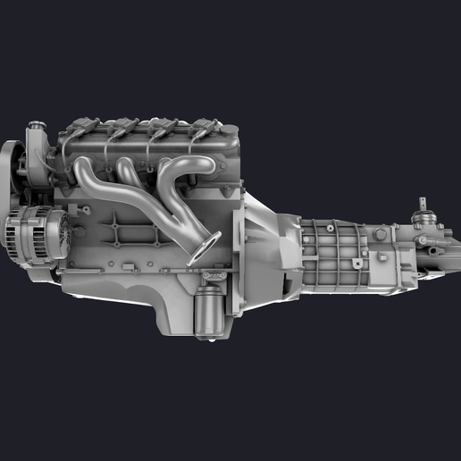 🚗 LS3 Engine 3D MODEL・ 3D File for 3D printing・Cults