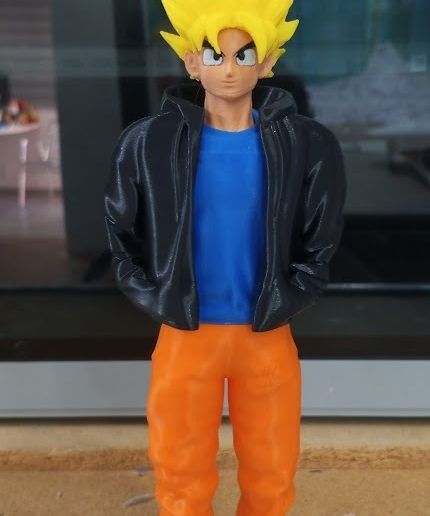 🐉 Goku urban vibes・Free 3MF File for 3D printing・Cults
