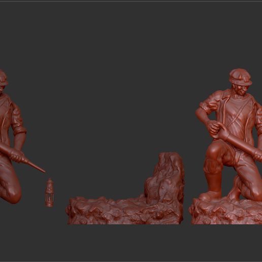 👨 miner sv・ STL File for 3D printing・Cults
