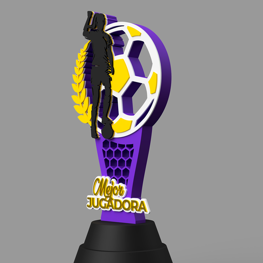 🏆 TROFEO MEJOR JUGADORA / BEST PLAYER TROPHY・ STL File for 3D printing ...