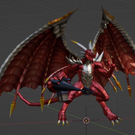 🐉 EXAMON・Archivo OBJ para ・Cults