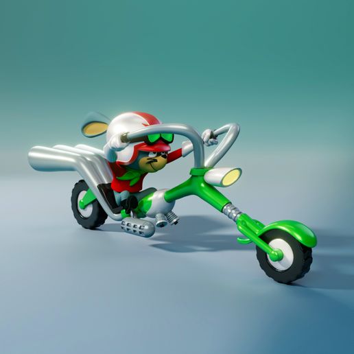 🐁 Motormouse - Veicle・ 3D File for 3D printing・Cults