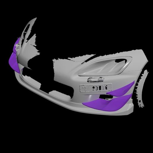 🪶 S2000 Ap1 canards 1/1・ STL File for 3D printing・Cults