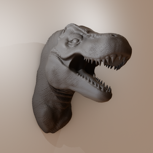 t rex head mount